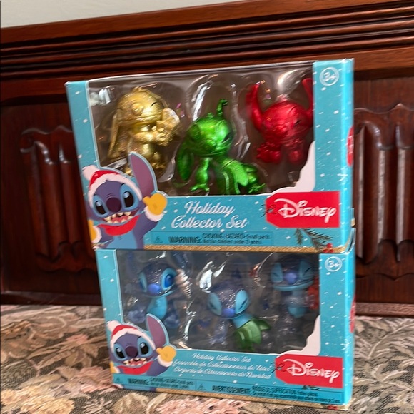 Disney | Holiday | Disney Stitch Blue Gold And Green Holiday Collector ...